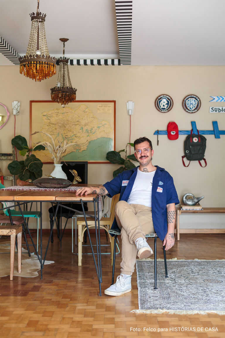 A casa dos anos 60 do designer Paulo Biacchi